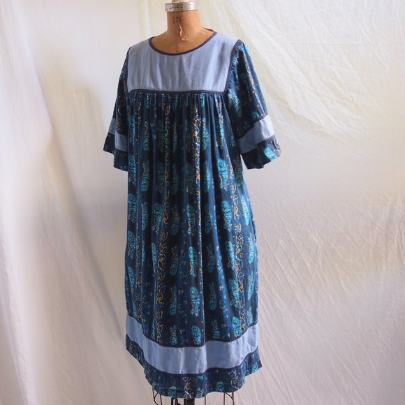 So Softly Patio | Dresses | Go Softly Batik Fish House Lounge Dress Muu ...